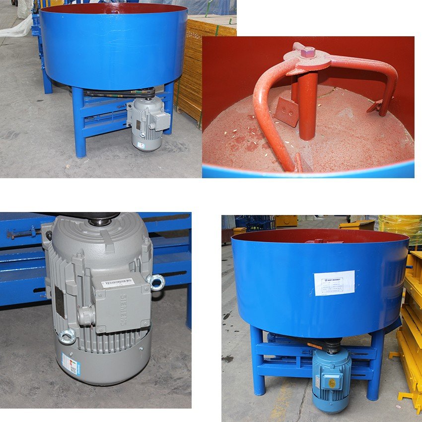 JQ500 Block Making Machine Pan Mixer - Professional Block Making ...